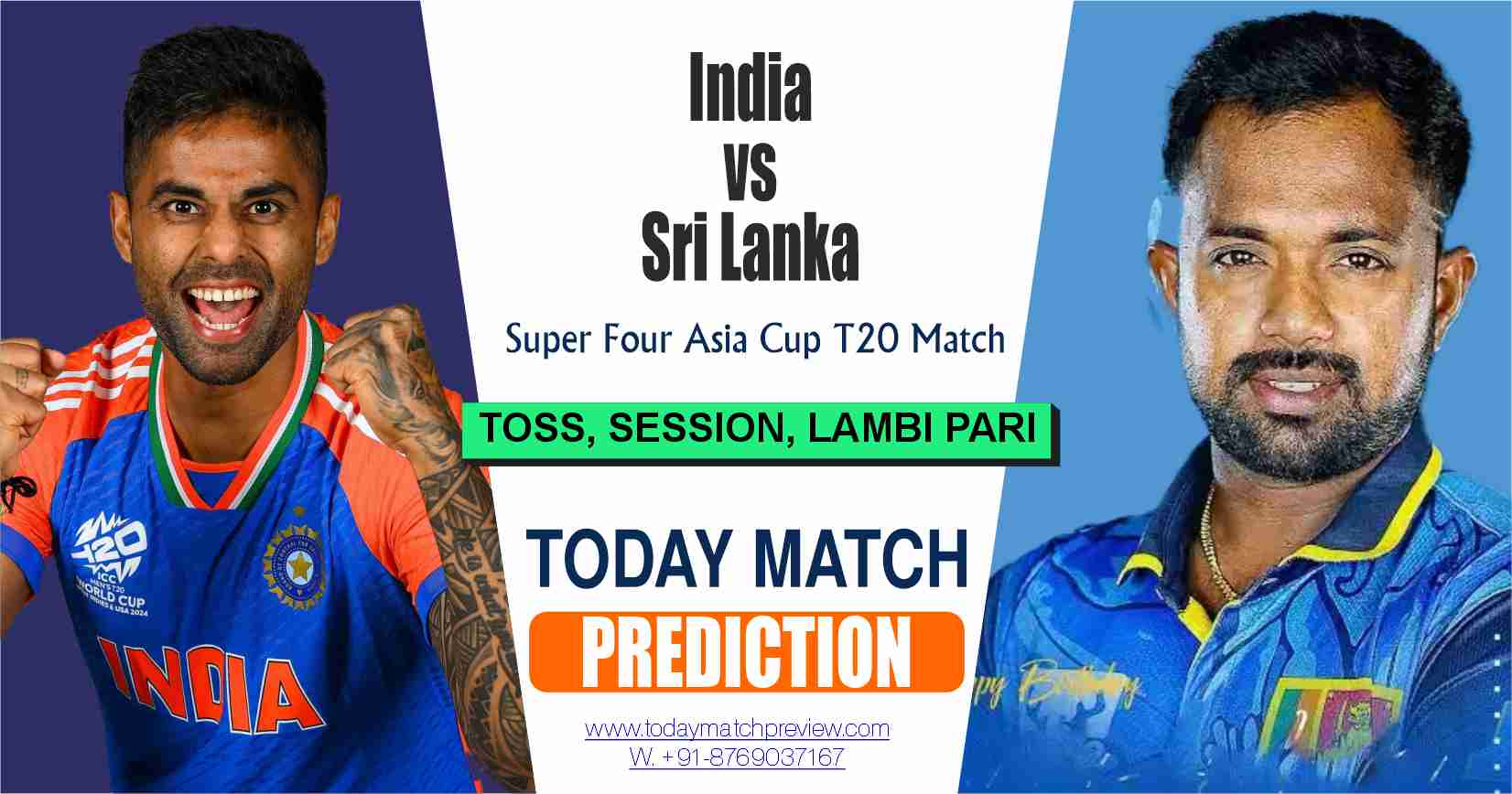 IND vs SL Asia Cup Match Prediction