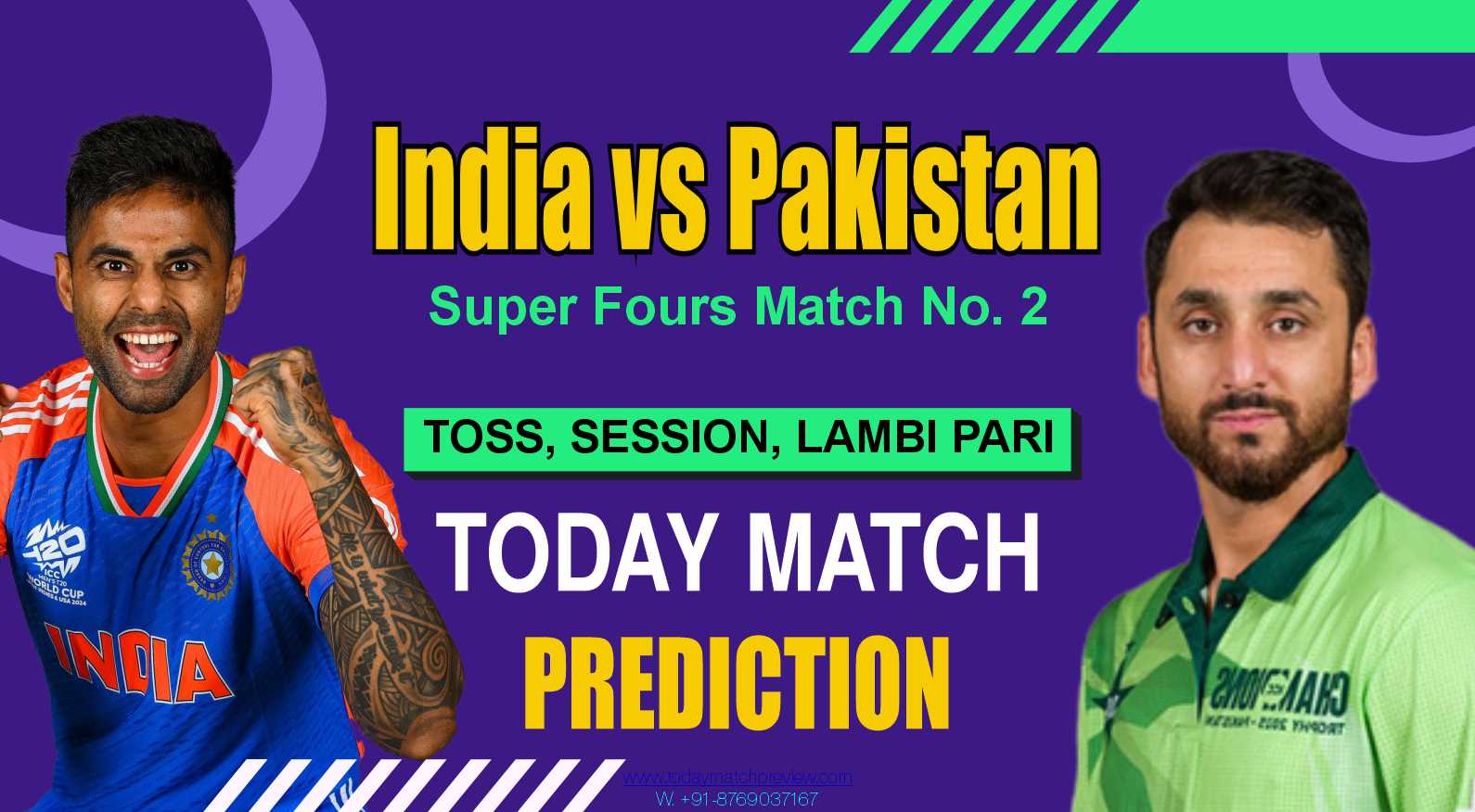 IND vs PAK Match Prediction & Tips